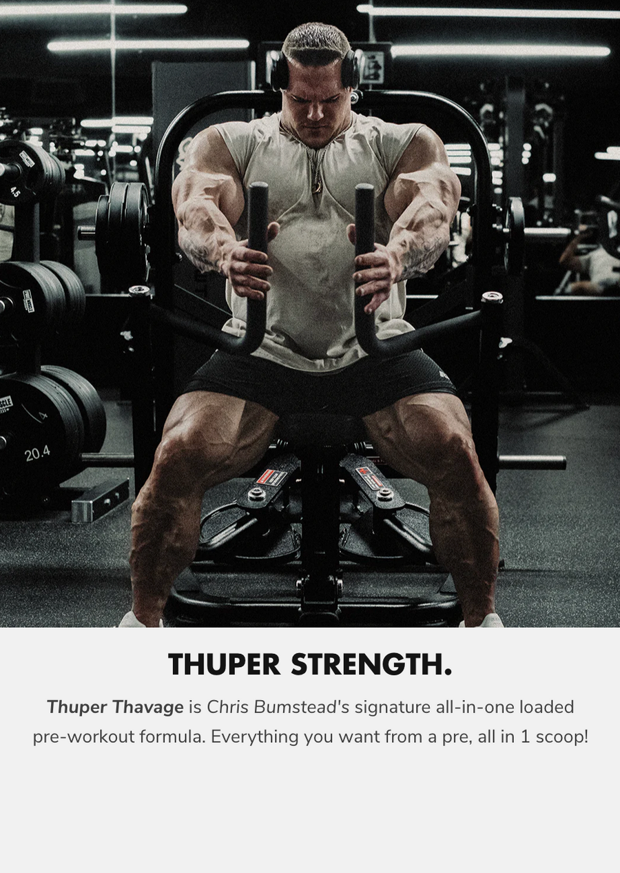 Thuper Thavage | Raw Nutrition x CBum Pre-workout