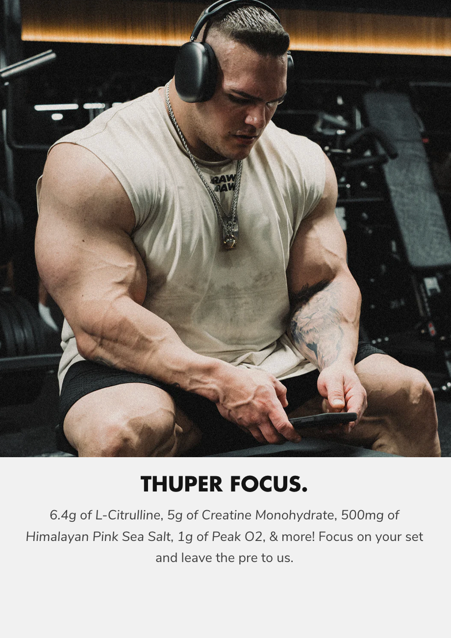 Thuper Thavage | Raw Nutrition x CBum Pre-workout