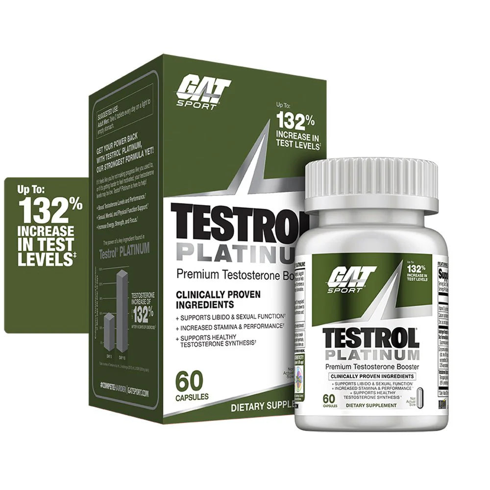 Testrol Platinum — LJ100® & 5,000 IU D3 | Nutrastop