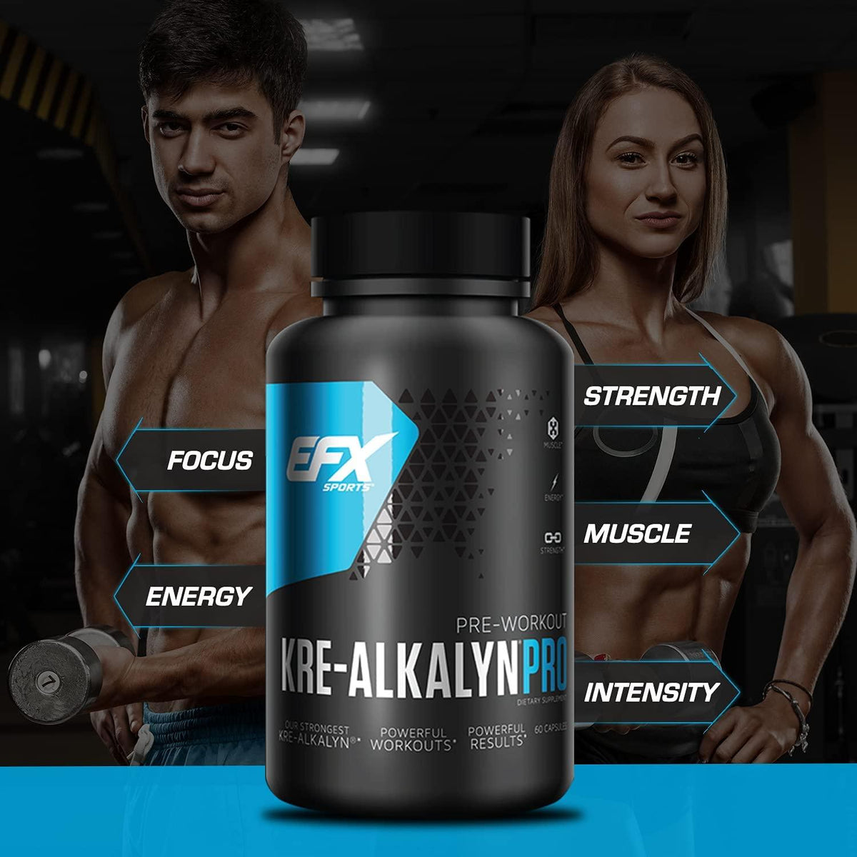 EFX Sports | Kre-Alkalyn PRO | PreWorkout Kre-Alkalyn Creatine + Kre ...