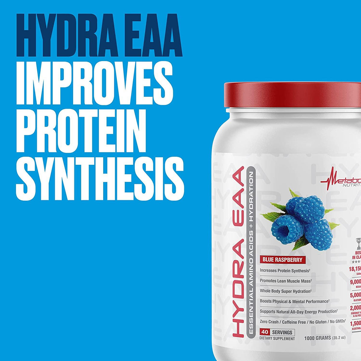 Metabolic Nutrition | Hydra EAA | Essential Amino Acid + Hydration