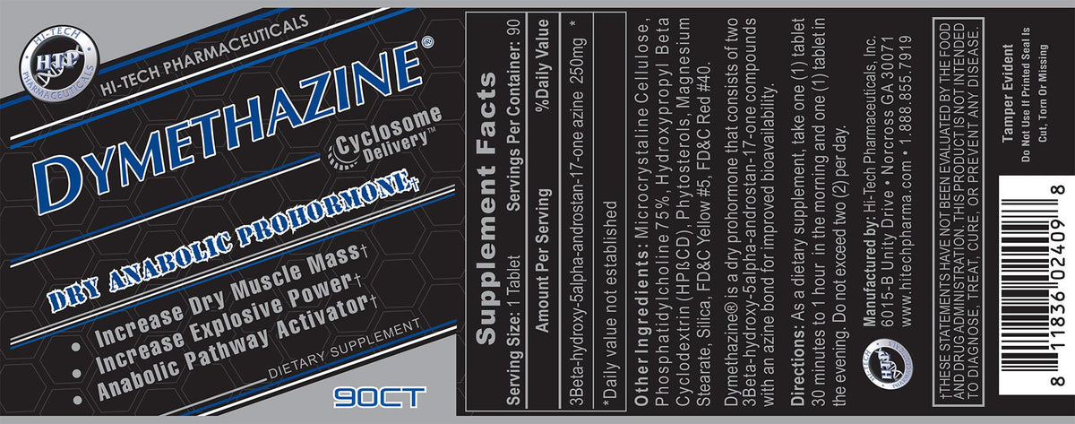 Hi-Tech | Dymethazine | Cyclosome Delivery | 90 Tablets