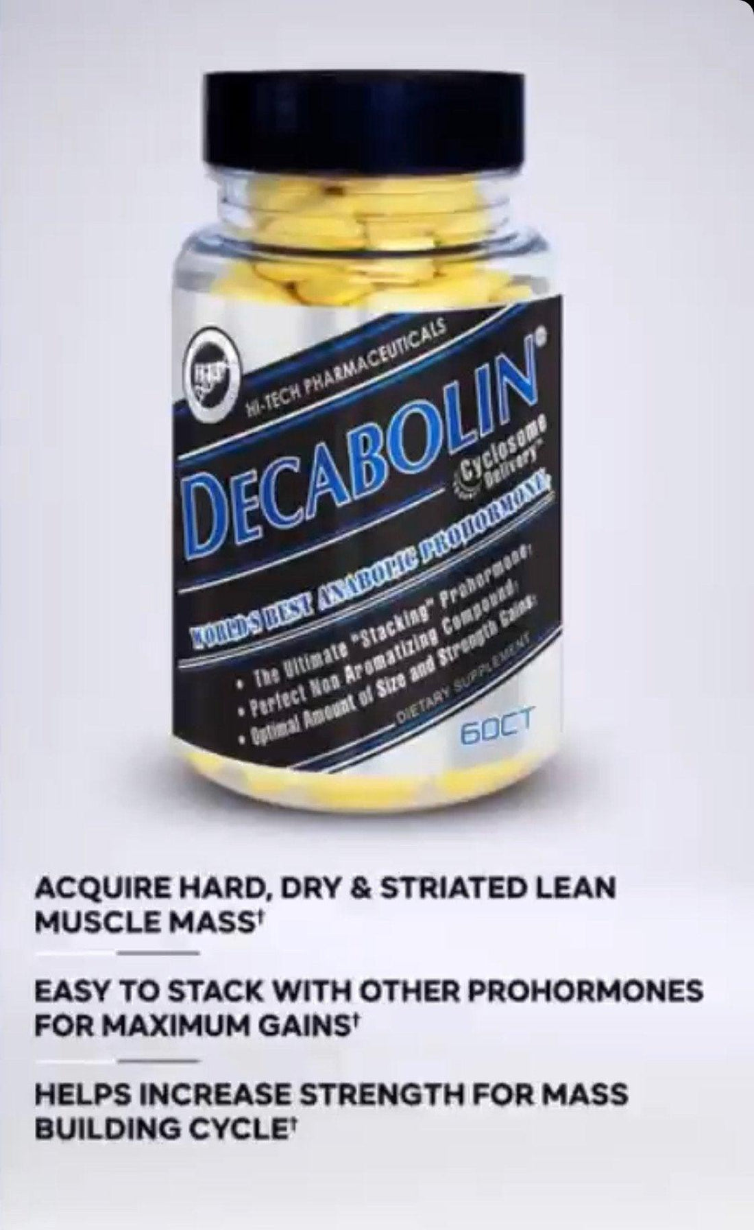 Hi-Tech Pharmaceuticals Decabolin Super-Test prohormone stack
