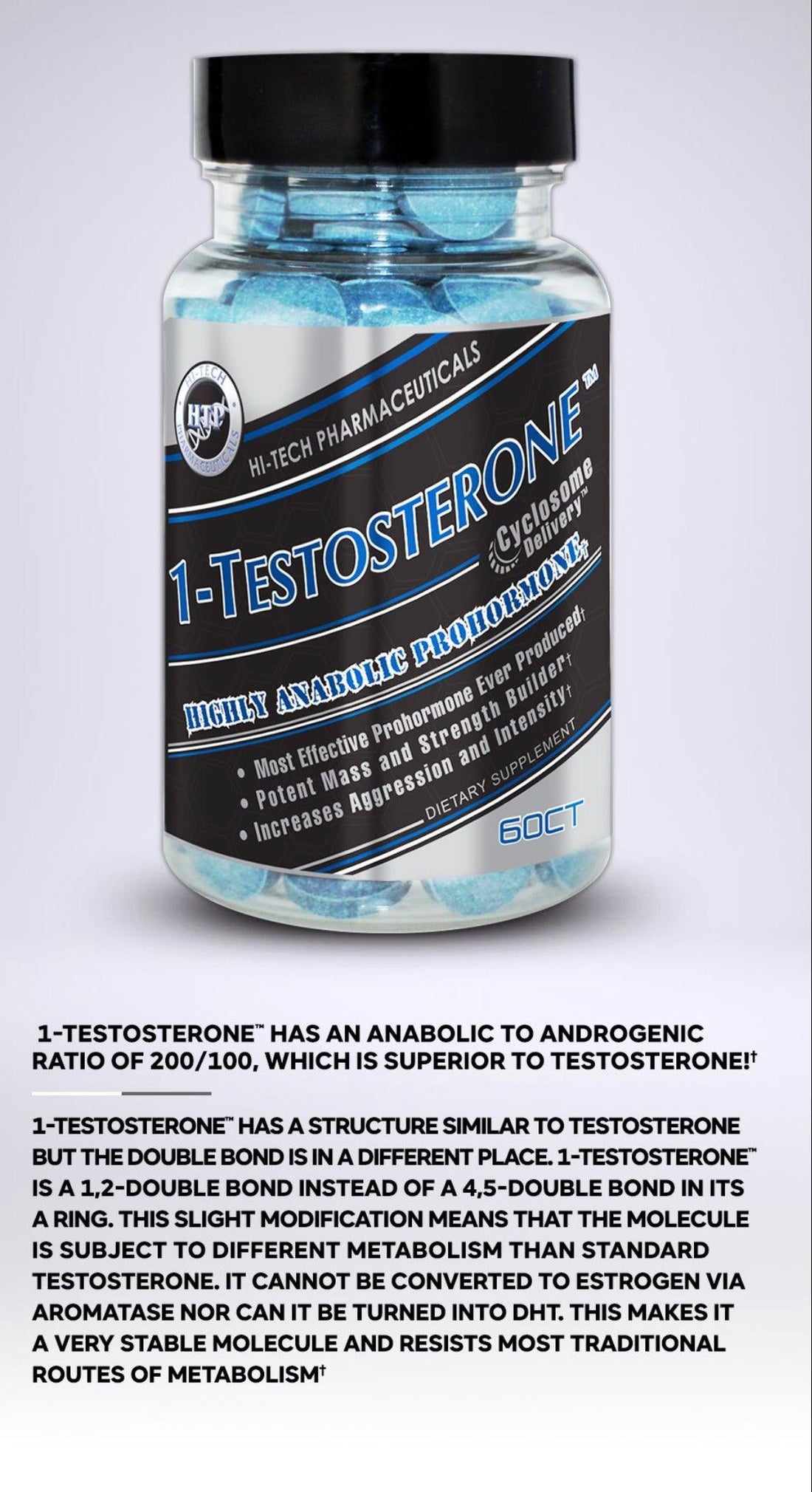 Hi Tech | Beginner Prohormone Stack | Testosterone+Decabolin | sku: 1 ...