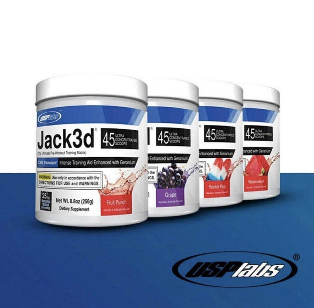 Jack 250g 3d Pre-Workout – Rocket Pop – USP Labs
